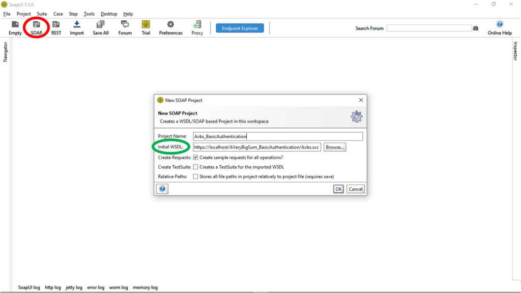 Invoking SOAP Services using SoapUI - Basic Authentication, Part II - Backend-Dev